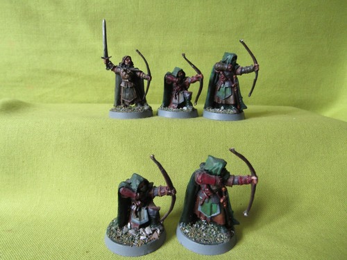 A17 WARHAMMER LOTR / MIDDLE EARTH - PAINTED FARAMIRS RANGERS AND DAMROD ...