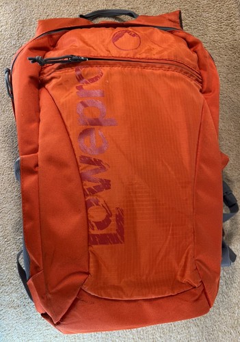Lowepro Backpack 16L AW Camera Photography Orange Gray Photo Bag READ ...