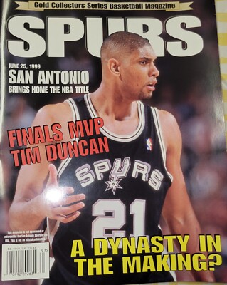 Gold Collector's Series Basketball Magazine 06-25-1999 Spurs Cover NO ...