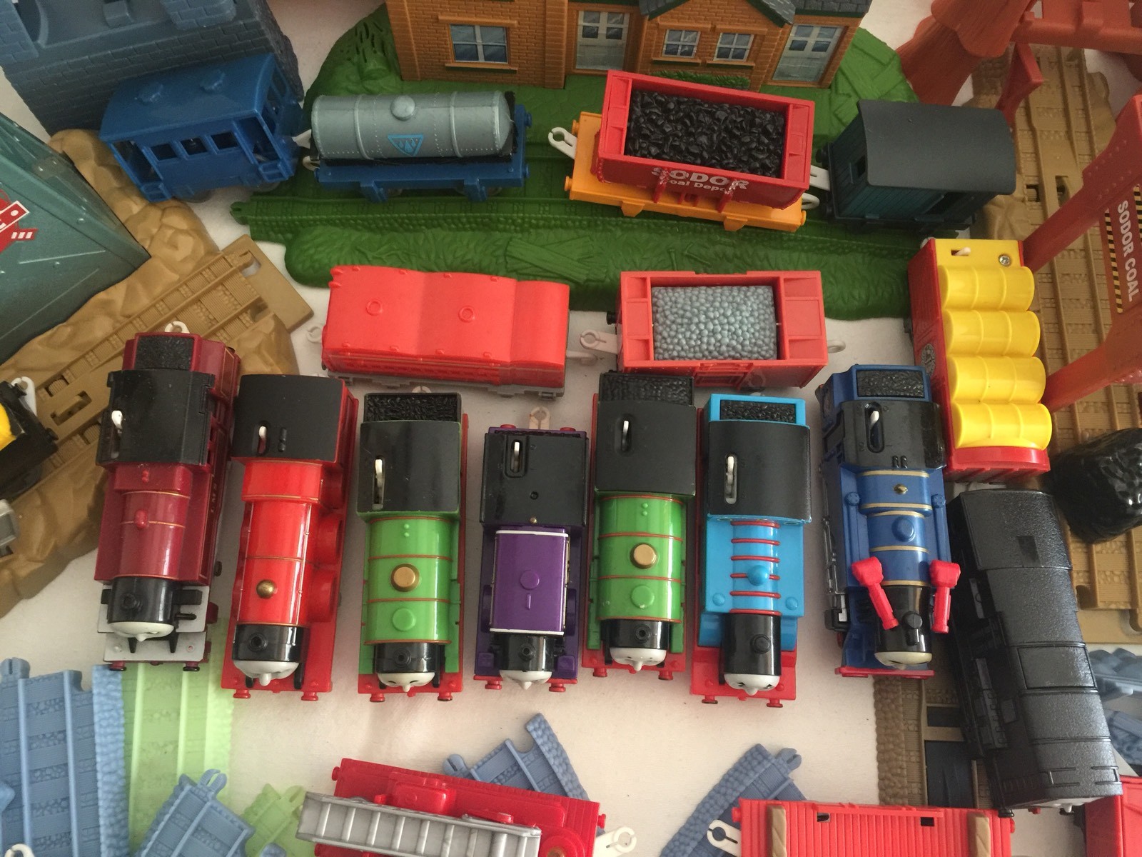Thomas & Friends Trackmaster Train Talking Diesel 110 Pieces Huge Lot ...
