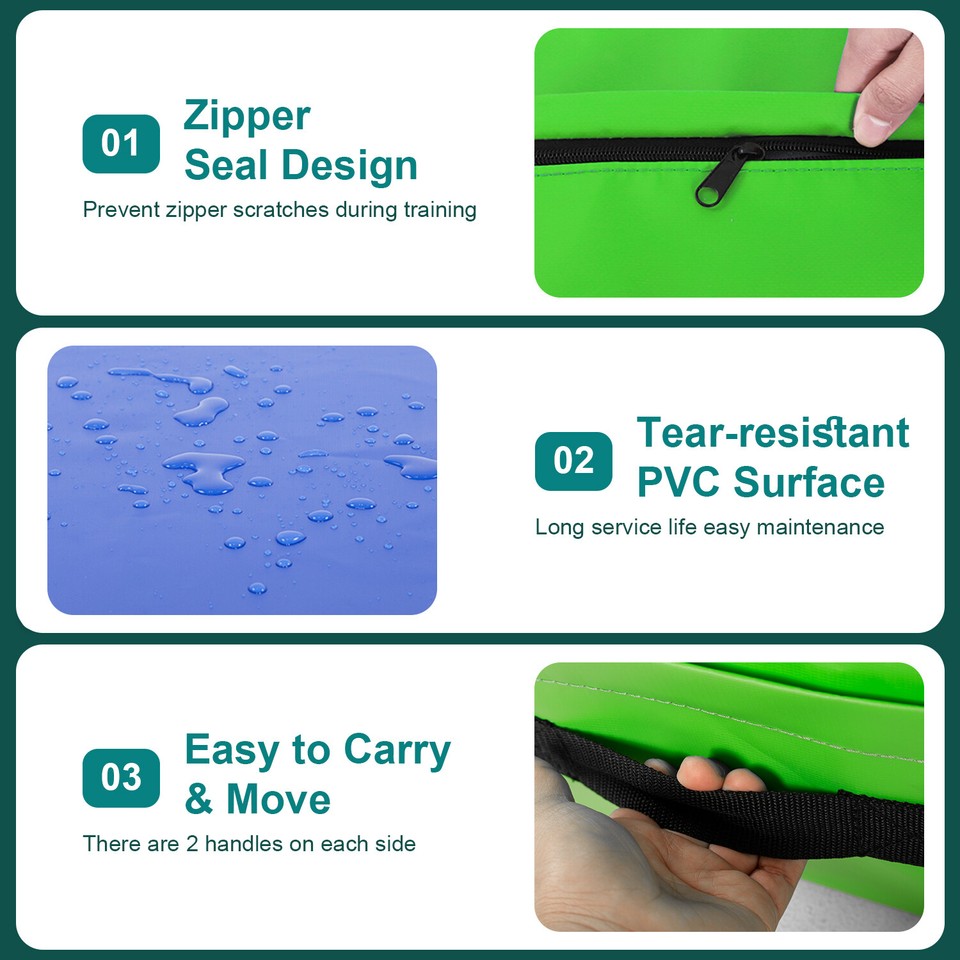 Gymnastics Mat Incline Tumbling Mats Folding Cheese Mat for Gymnastics ...