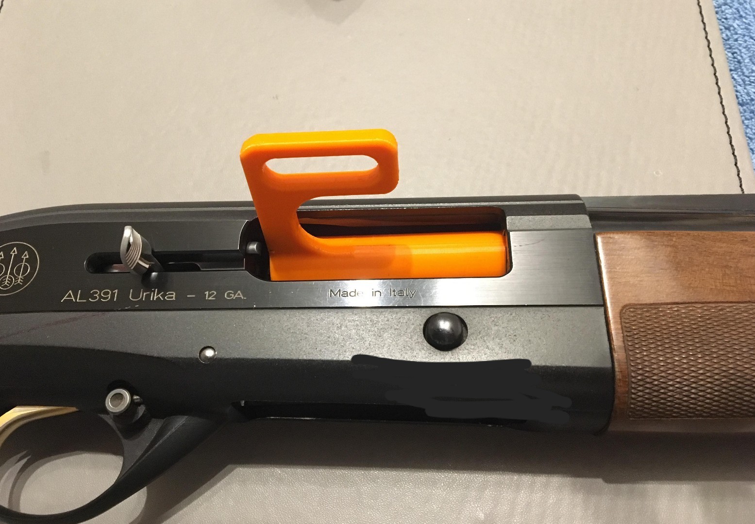 TWO Semi-Auto Shotgun 12g Safety Flags with built in whistle. hunting ...