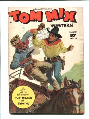 Tom Mix--#14--1949--COMIC BOOK--Fawcett--VG | eBay