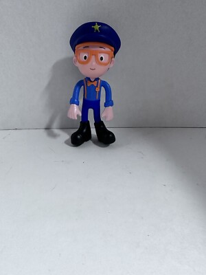 Blippi Bendables the Police Officer 5 Inch Policeman Action Figure Toy ...