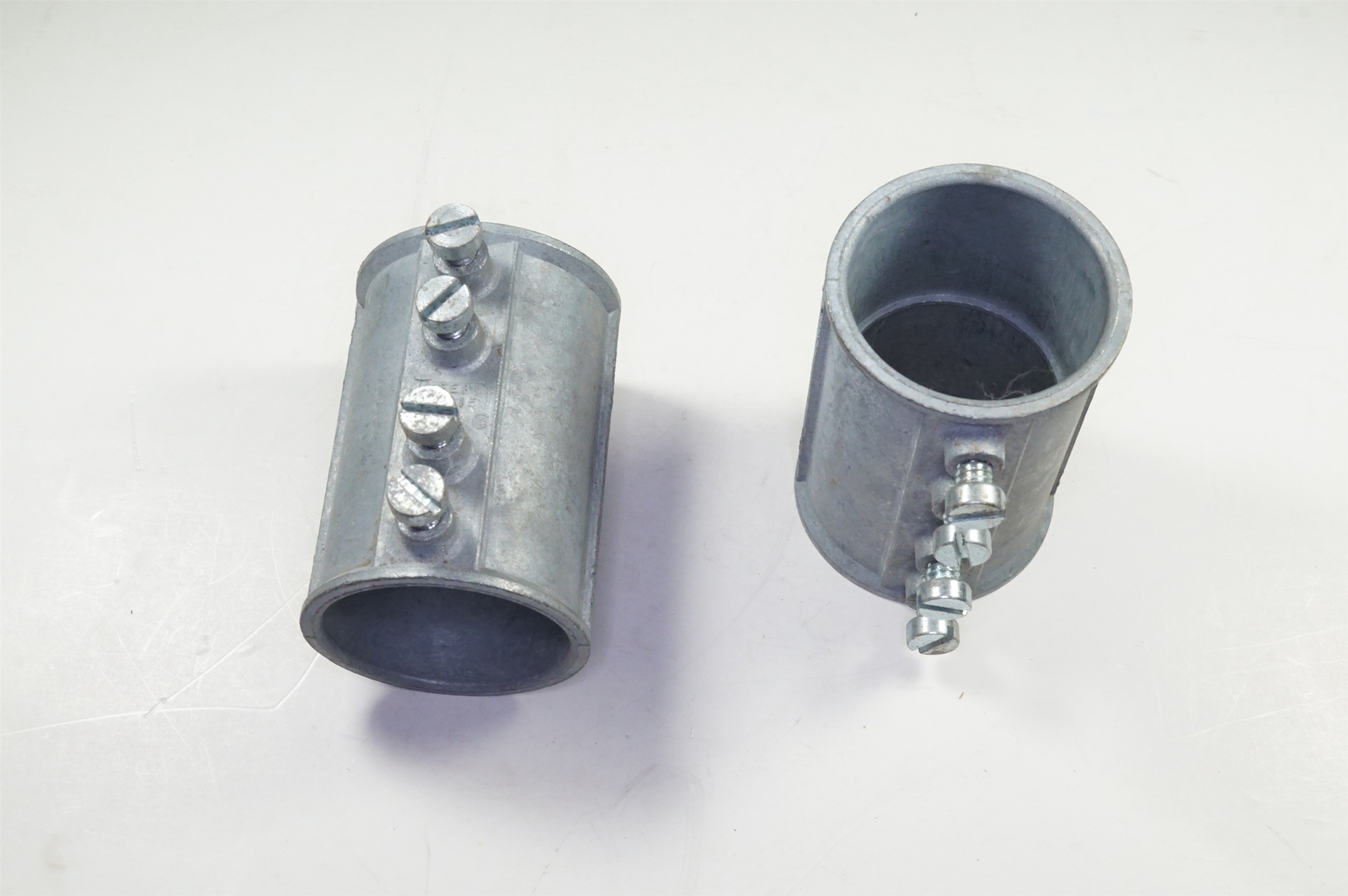 Lot of 2 TC-515 Neer Set Screw Conduit Coupler Zinc Trade Size 1 1/2 ...