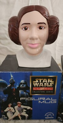 1997 Star Wars Princess Leia Ceramic Figural Mug | eBay