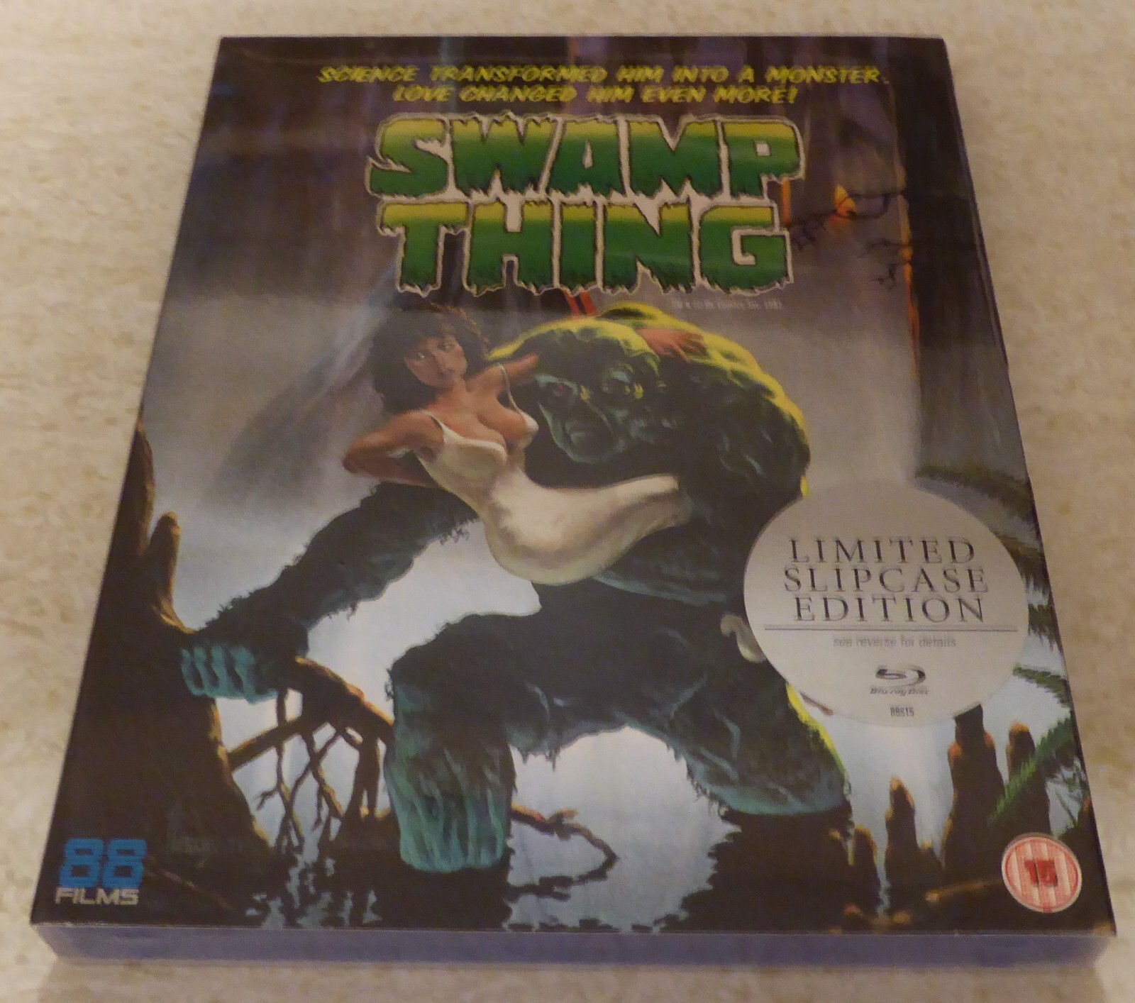 Swamp Thing Blu-ray 88 Films Region B 1981 Wes Craven Adrienne Barbeau ...