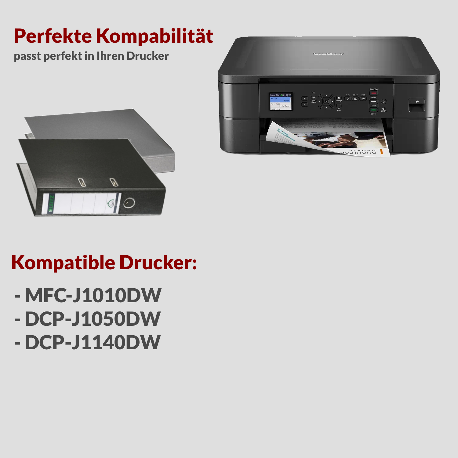 Original Brother Patronen LC-421 421 XL Tinten Patronen MFC-J1010DW DCP ...