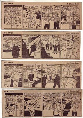 Dick Tracy by Chester Gould - 26 daily comic strips - Complete April ...