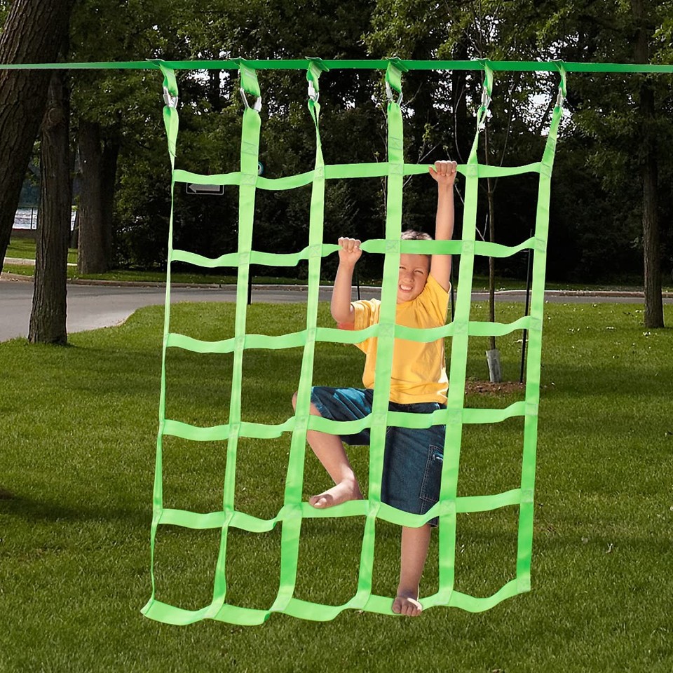 Climbing Net for Kids Outdoor,Climbing Cargo Net Kids Playground,Ninja ...
