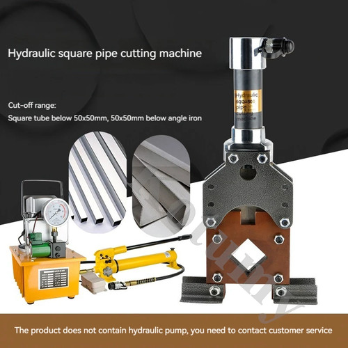 50*50mm Portable Hydraulic Square Pipe Cutting Machine Angle Steel ...
