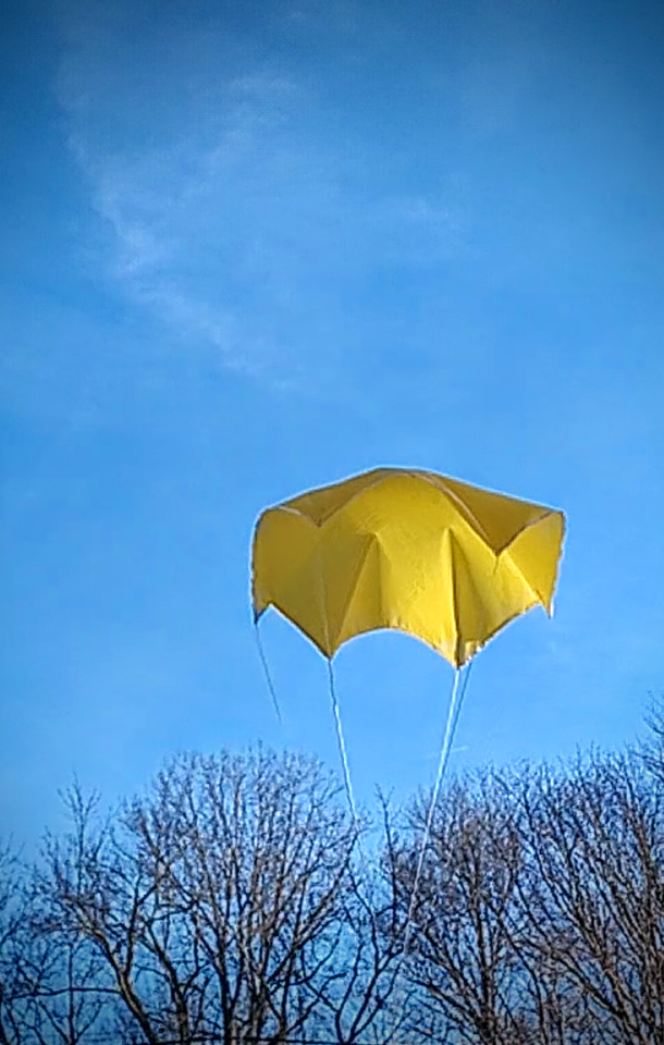 12" , 18" , 24" Hexagon Ripstop Nylon Rocket Parachutes - Happy Chutes ...