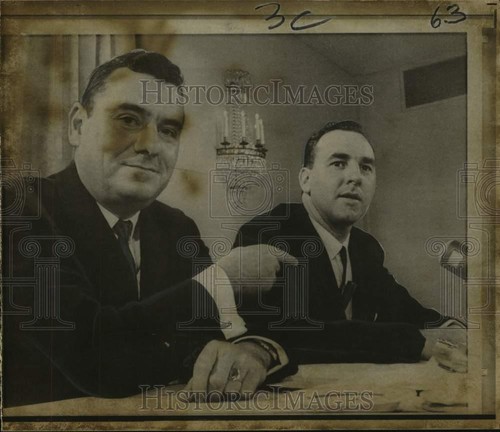 1966 Press Photo Atlanta Falcons Owner Rankin Smith Introduces Coach ...