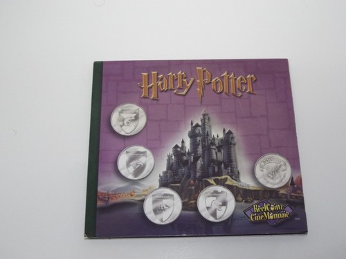 Harry Potter Reel Coinz Set of 5 Coins Medallions by RCM in Card of ...