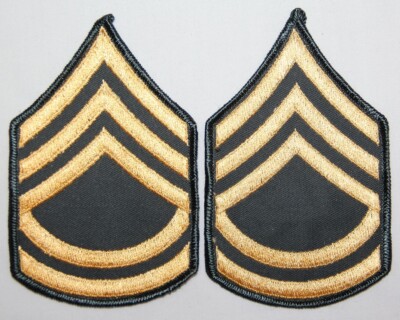 ORIGINAL U.S. ARMY E-7 SERGEANT FIRST CLASS CHEVRONS, STRIPES | eBay