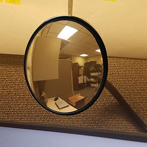 Glass Clip On Rear View Cubicle Mirror Flexible Convex Security Mirror ...