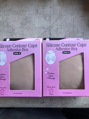 Silicone Contour Cups Adhesive Bra Size B by Hollywood Fashion Secrets ...