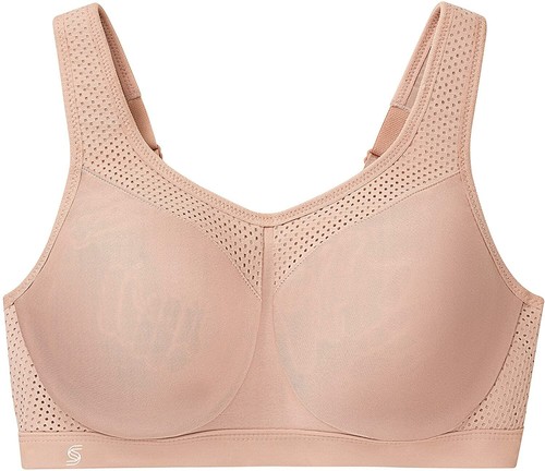 Full Figure Plus Size High Impact Wonderwire Sports Bra #9066, Beige ...