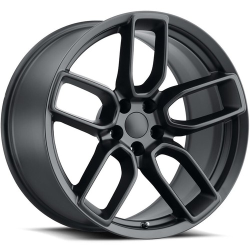 1 Wheel 20" Replica FR 74 20x10.5 5x115 Satin Black -9ET 71.5CB ...