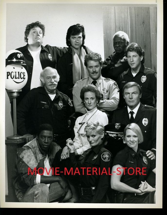 Adam West Randi Brooks & Cast Last Precinct Original 7x9" Photo #M6494 ...