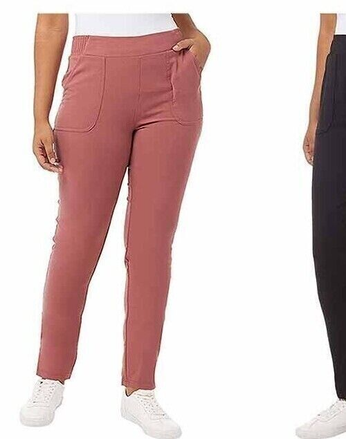 32 Degrees Cool Women's Soft Twill Pull On Pants Front Pockets VARIATION | eBay