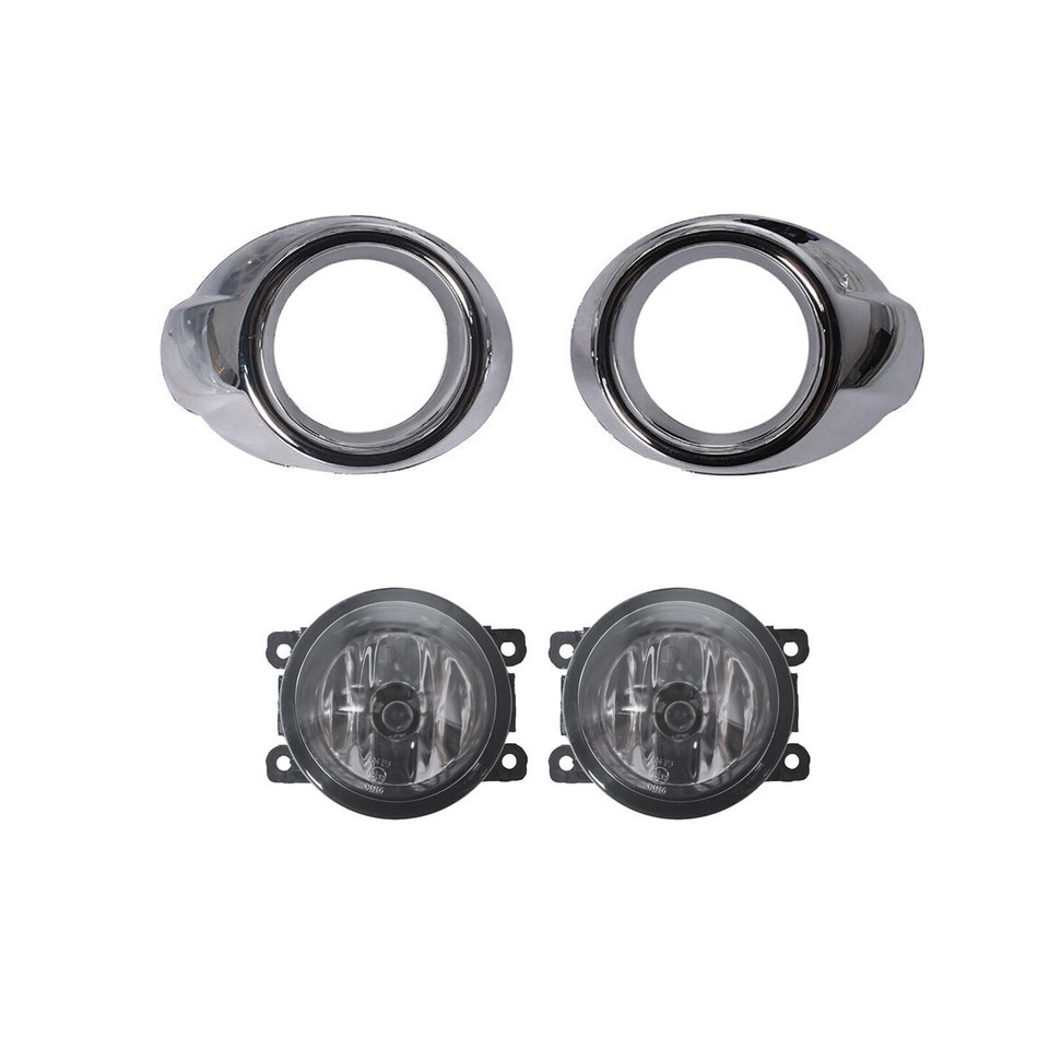 For 2012 2013 2014 Ford Focus Front Bumper & Grill Fog Lamp Bundle Kit ...