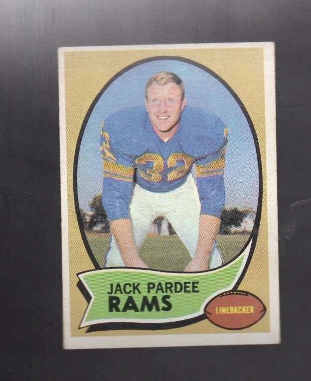 1970 Topps - Jack Pardee #68 for sale online | eBay