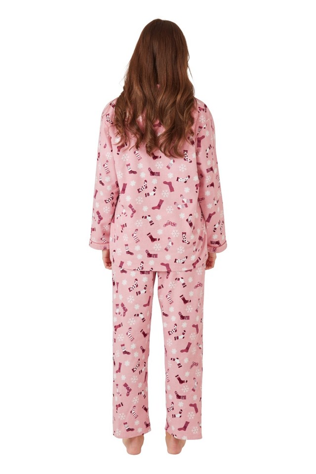 Ladies Pyjamas 100% Cotton Womens brushed Nightwear PJs Set | eBay UK