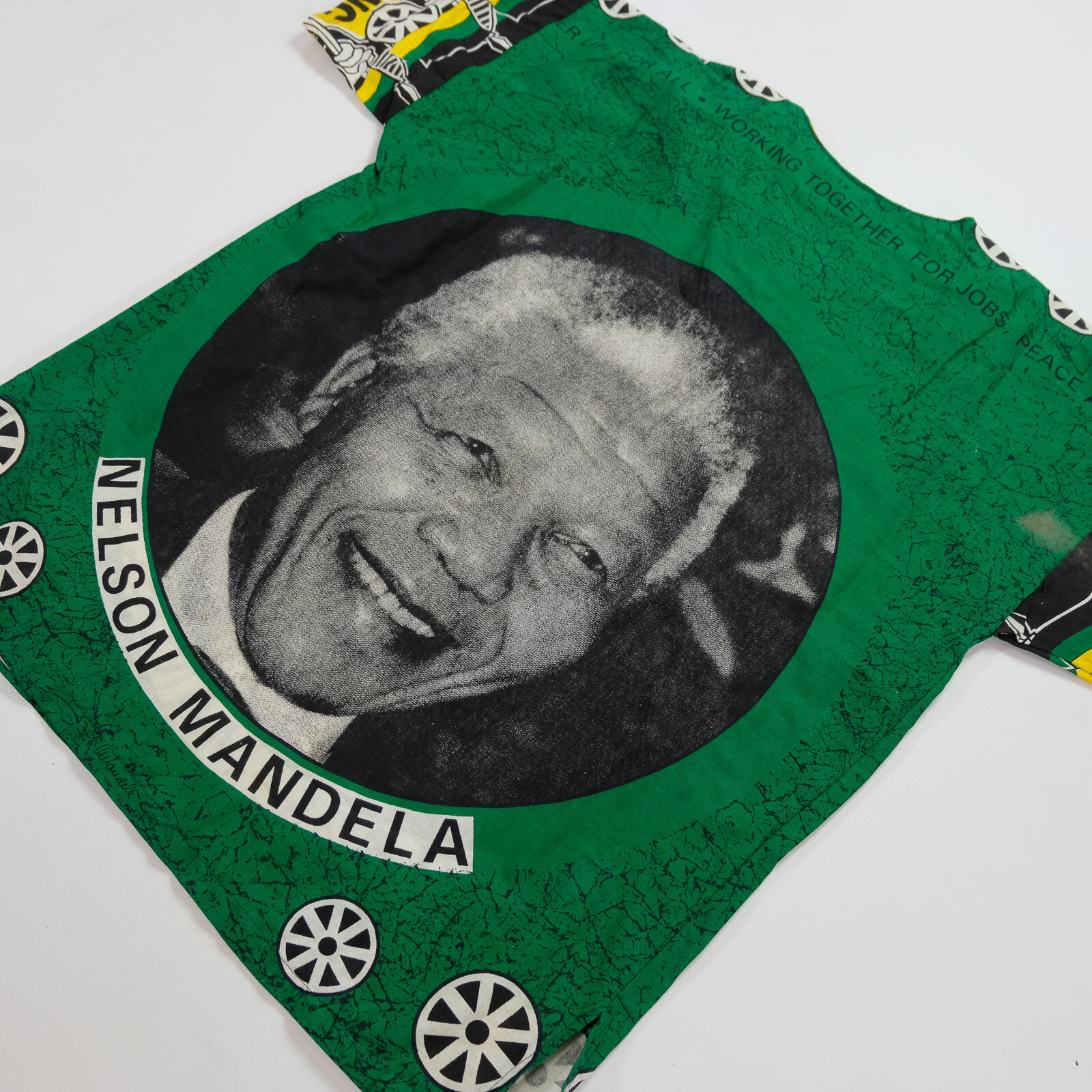 Rare VTG Nelson Mandela Working Together Peace All Ov… - Gem