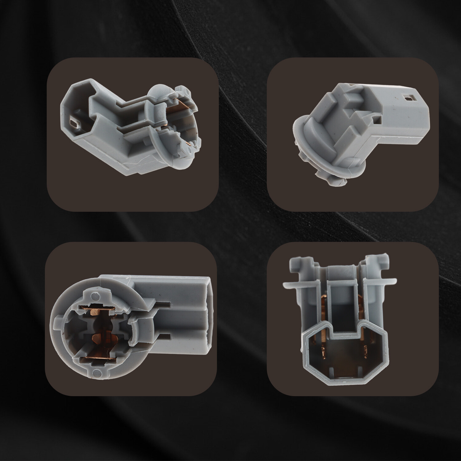 2x Light Plug Plate Socket License Plate for 2000-21 Toyota Camry ...