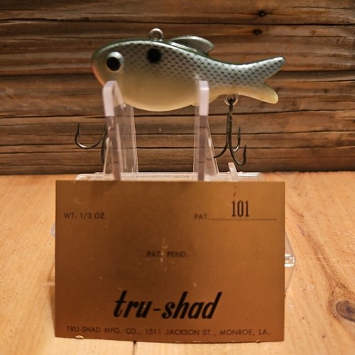 Vtg Tru-shad Mfg. Pre-Abrogast Co. "TRU-SHAD" #101. Green Scale colored ...