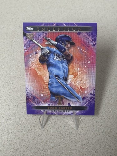 2024 Topps Inception - EVAN CARTER - SP Purple Parallel Rookie Card ...