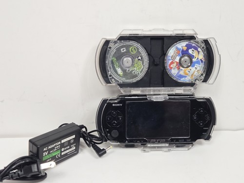 Sony PSP 3001 Console Black Bundlew/ Case, Charger and Games Tested ...