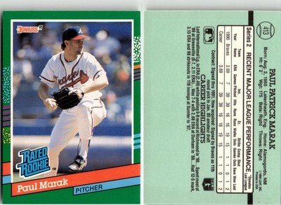 1991 Donruss #413b Paul Marak | eBay