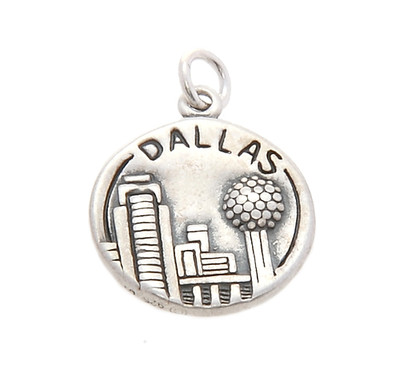 Sterling Silver Dallas Texas The Texas Star Charm or Pendant | eBay