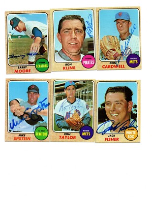 Ron Kline Vintage SIGNED 1968 Topps #446 Pirates | eBay