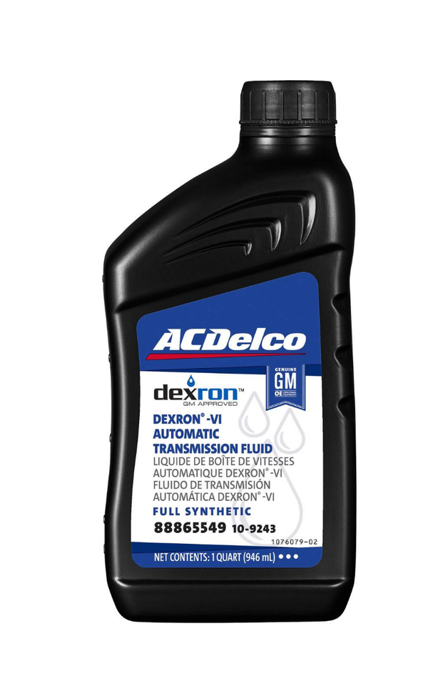 ACDelco Dexron-VI Full Synthetic Automatic Transmission Fluid 6 Quart ...