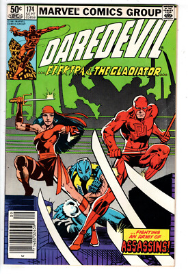 DAREDEVIL #174 (1981) - GRADE 9.0 - 1ST APPEARANCE OF THE HAND ...