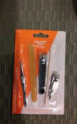 NIB Equate Beauty 5 Piece Manicure Grooming Essentials Kit Nail Care | eBay