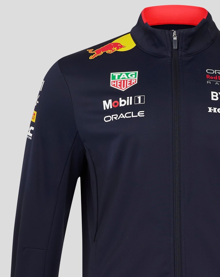 Red Bull Racing F1 2024 Team Softshell Jacket- Navy | eBay