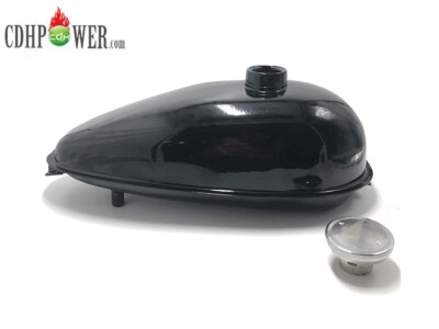 CDHPOWER 4L Gas Tank with Cap Black Color - Gas Motorized Bicycle 49cc ...