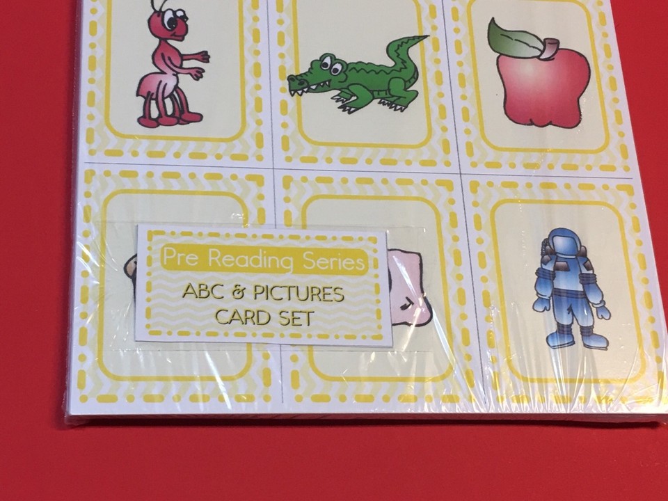 Montessori - Pre Reading Series - ABC & Picture Card set - 230 ...