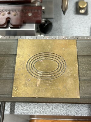 Engraving - 1 Brass Engraver Plates Templates