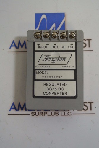 Acopian Power Supply Model: 24EB28E50 - USED w/ chip | eBay