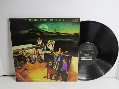 Signed Chuck Negron Three Dog Night Naturally Canada 1970 LP DSX-50088 ...