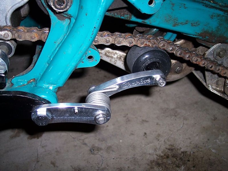 Chariot Chain Tensioner Yamaha Banshee 1 Hole Footpeg Roller ***BLACK ...