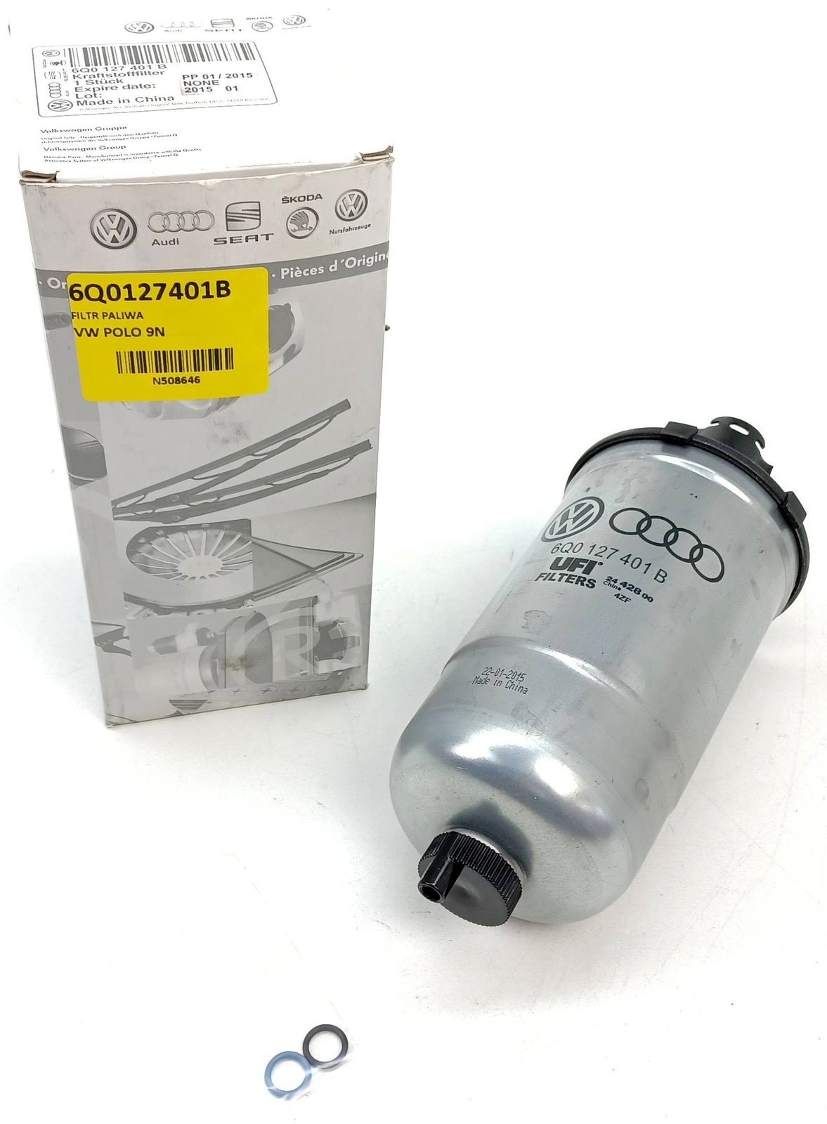 New Original Fuel Filter Diesel Filter Volkswagen POLO 9N 6Q0127401B ...
