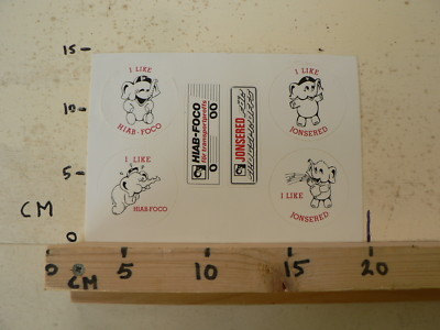 STICKER,DECAL HIAB FOCO I LIKE OLIFANT ELEPHANT 6 STICKERS FOR ...