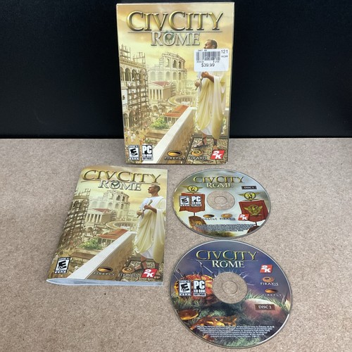 CivCity Rome Rome Sid Meier Civilization Big Box PC 2006 Take-two ...