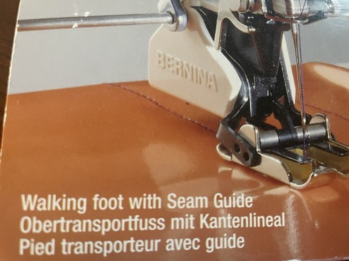 Bernina Genuine Original Walking Foot With Seam Guide w/ Instructions ...